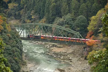 The Sagano Scenic Railway | Japan Experience