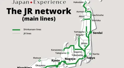 Official Japan Rail Map | Japan Experience