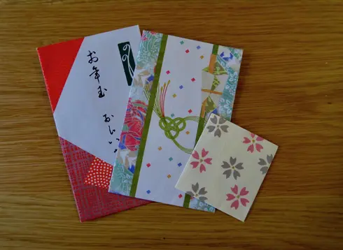 Japanese envelopes | Japan Experience
