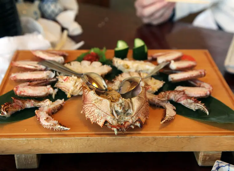 Eating Japanese crab | Japan Experience